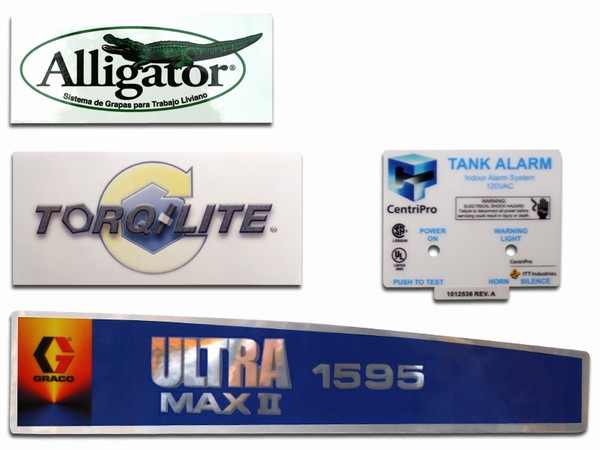 Multi-color Process Printed Decals - Metallics